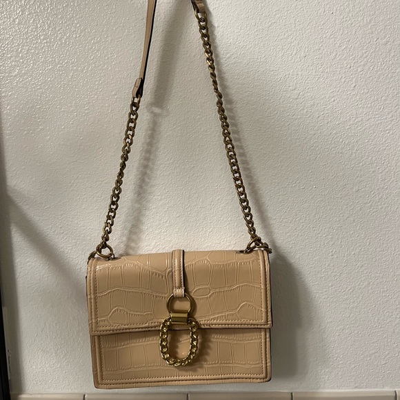 Bags | Zara Notch Croc Bag | Poshmark